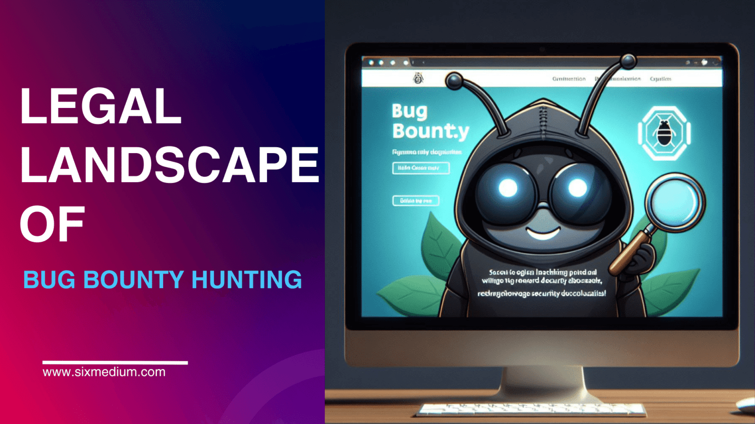 Navigating the Legal Landscape of Bug Bounty Hunting - SixMedium
