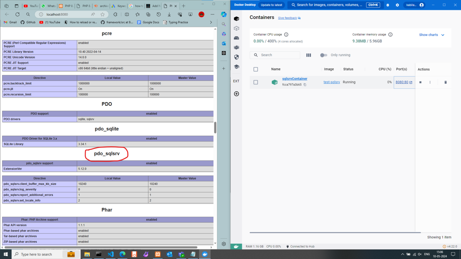 How to install PDO_SQLSRV in docker - SixMedium